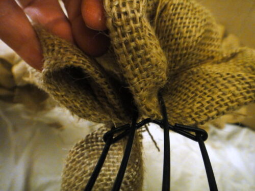 How to Make a Burlap Wreath with Video Tutorial