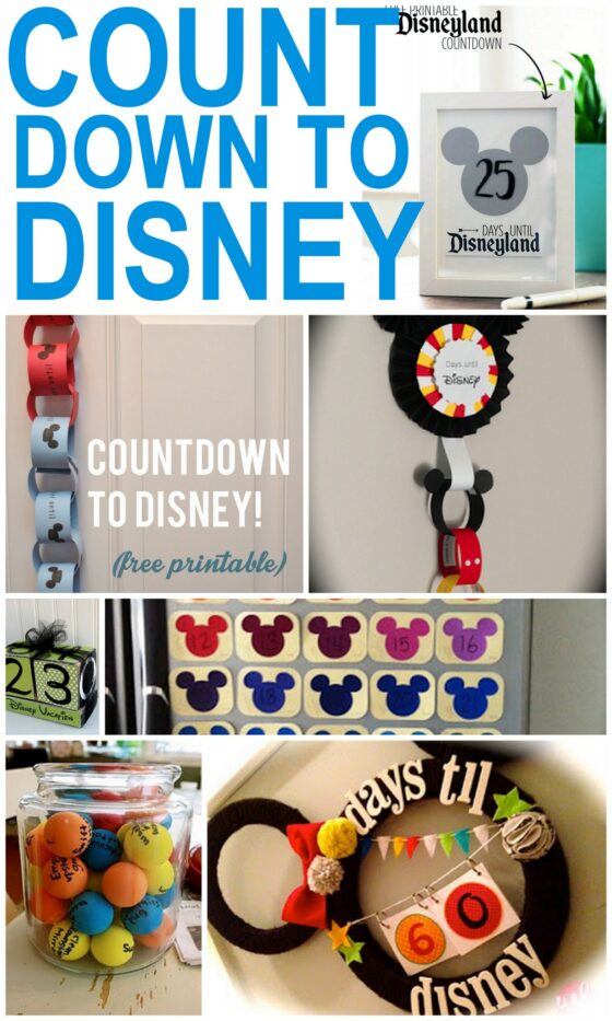 50 of the Best Ways to Count Down to a Disney Vacation