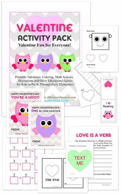 Free Valentine Activity Pack