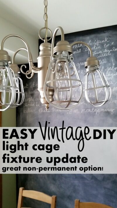 Non-Permanent Ways to Update a Light Fixture