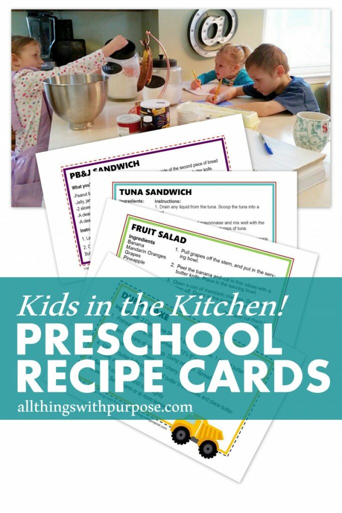 Easy Recipes for Preschoolers | All Things with Purpose