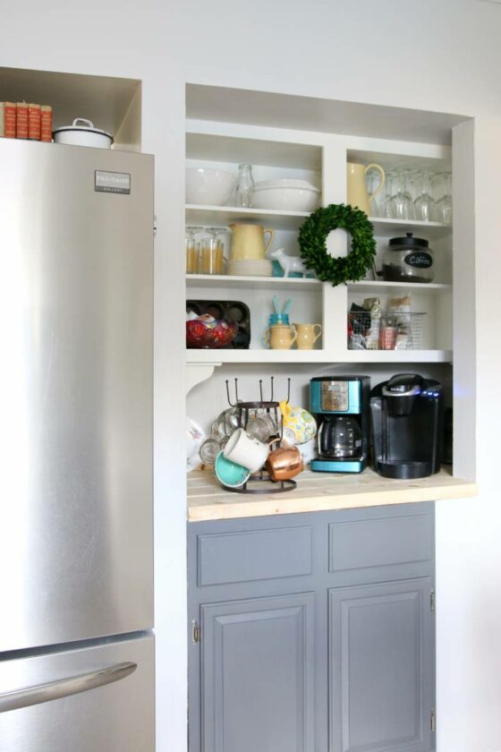 Pantry Converted to a Coffee Bar! | All Things with Purpose