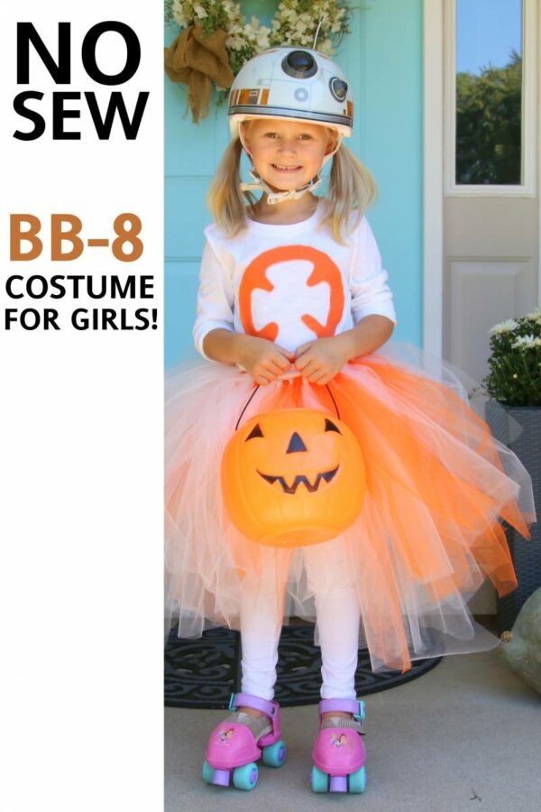 No-Sew Star Wars BB-8 Costume for Girls! | All Things with Purpose