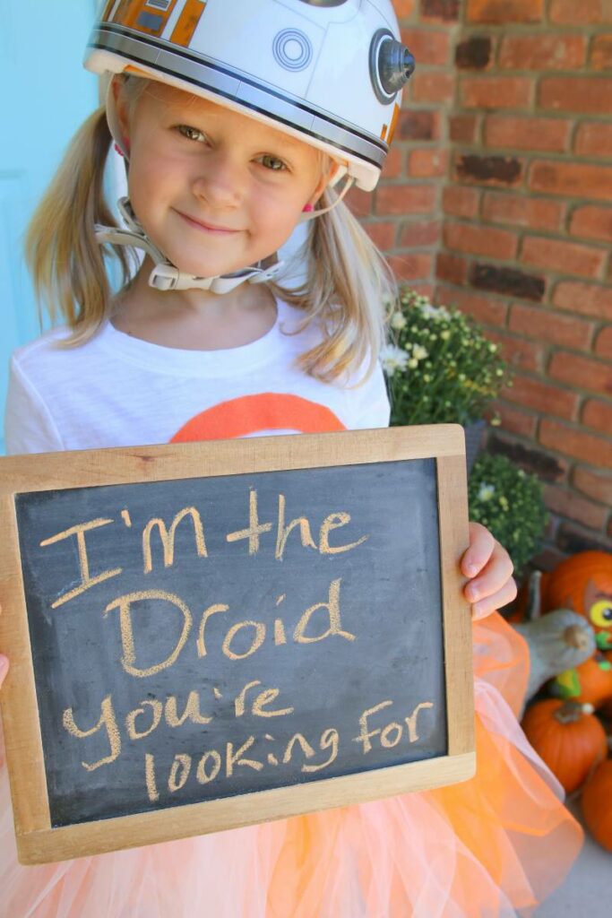 No-Sew Star Wars BB-8 Costume for Girls! | All Things with Purpose