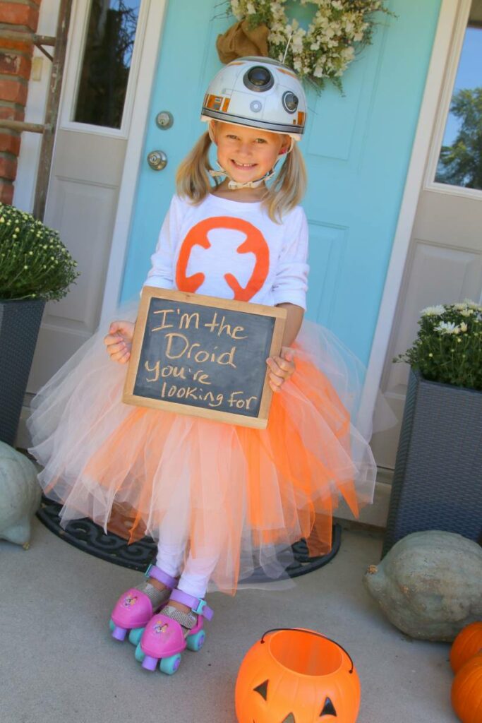 No-Sew Star Wars BB-8 Costume for Girls! | All Things with Purpose