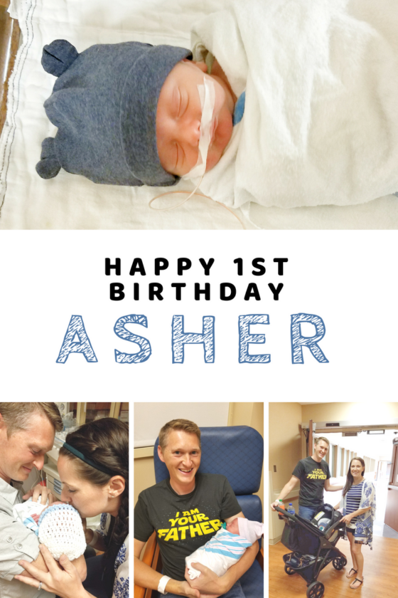 Happy First Birthday to Asher