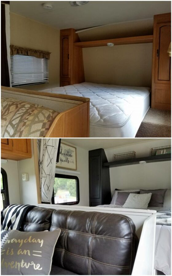 Easy Travel Trailer Remodel on a Budget: Outdated to Modern