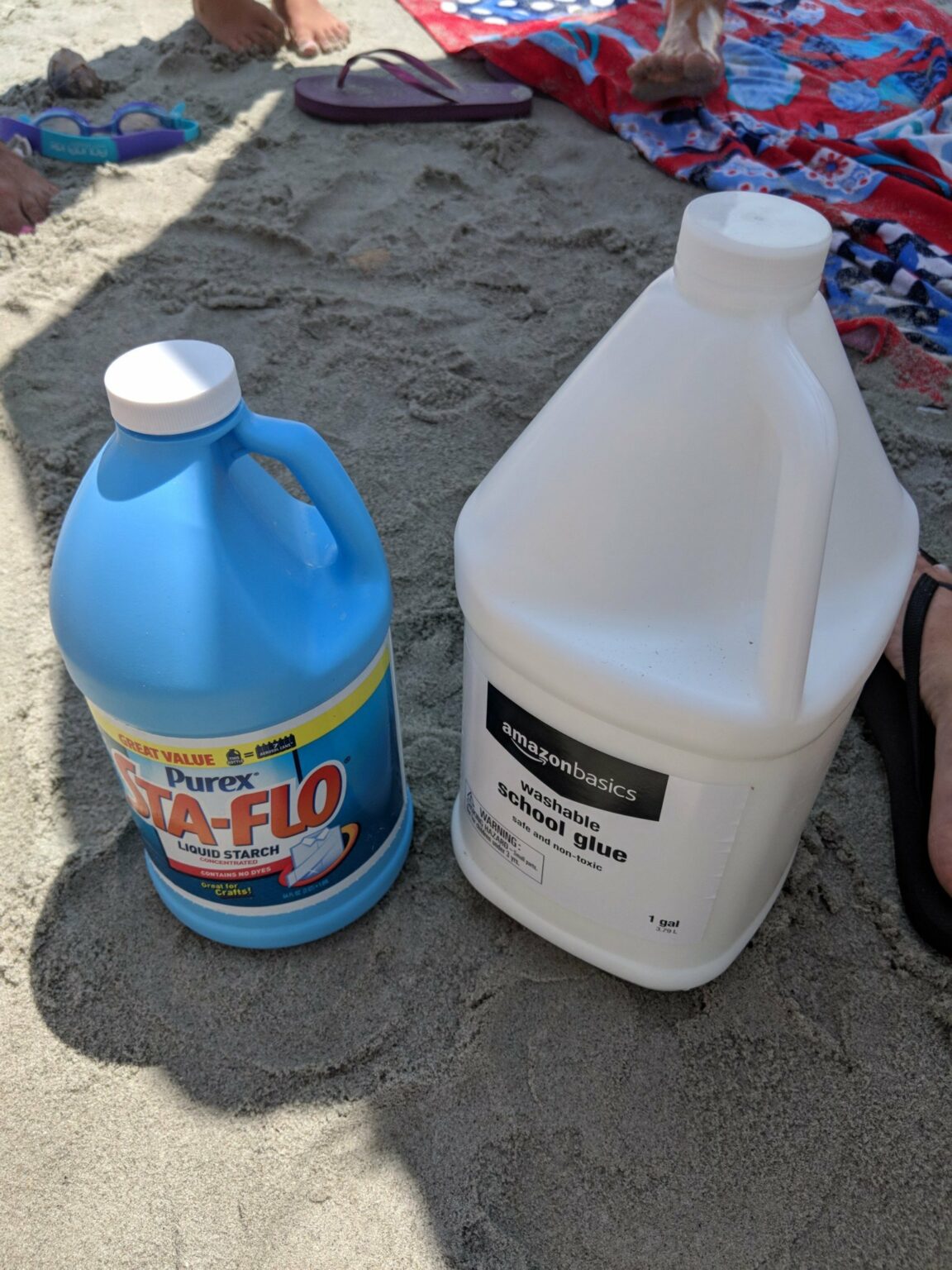 Sand Slime Recipe DIY Beach Sand Slime Recipe