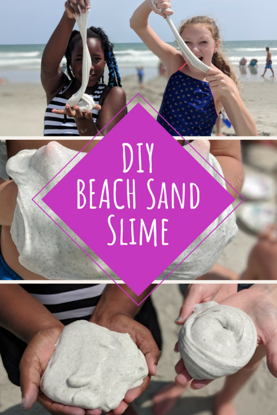 Sand Slime Recipe DIY Beach Sand Slime Recipe