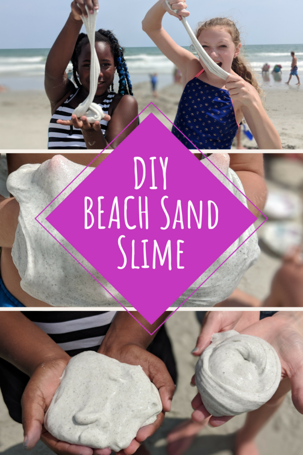 Sand Slime Recipe DIY Beach Sand Slime Recipe