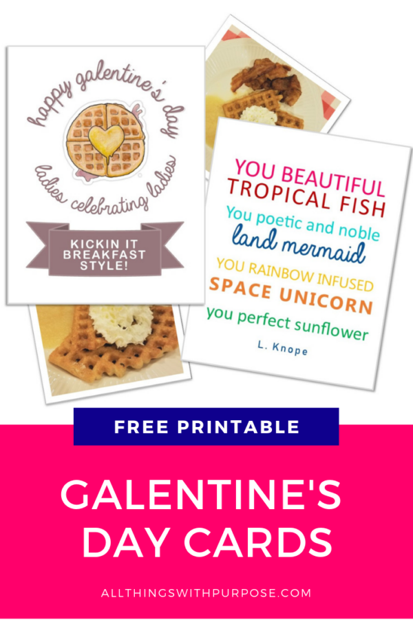 Free Printable Galentine's Day Cards