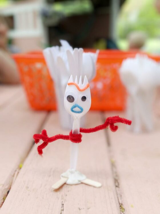 Make a Forky Craft from Disney Pixar's Toy Story 4