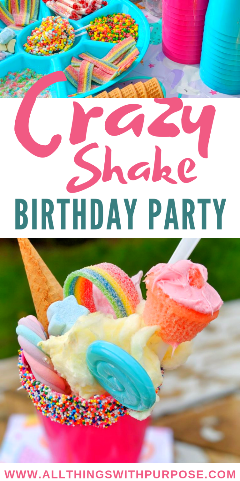 Throw a Crazy, Over the Top, Milkshake Birthday Party!