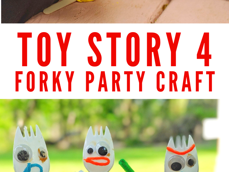 Make a Forky Craft from Disney Pixar's Toy Story 4