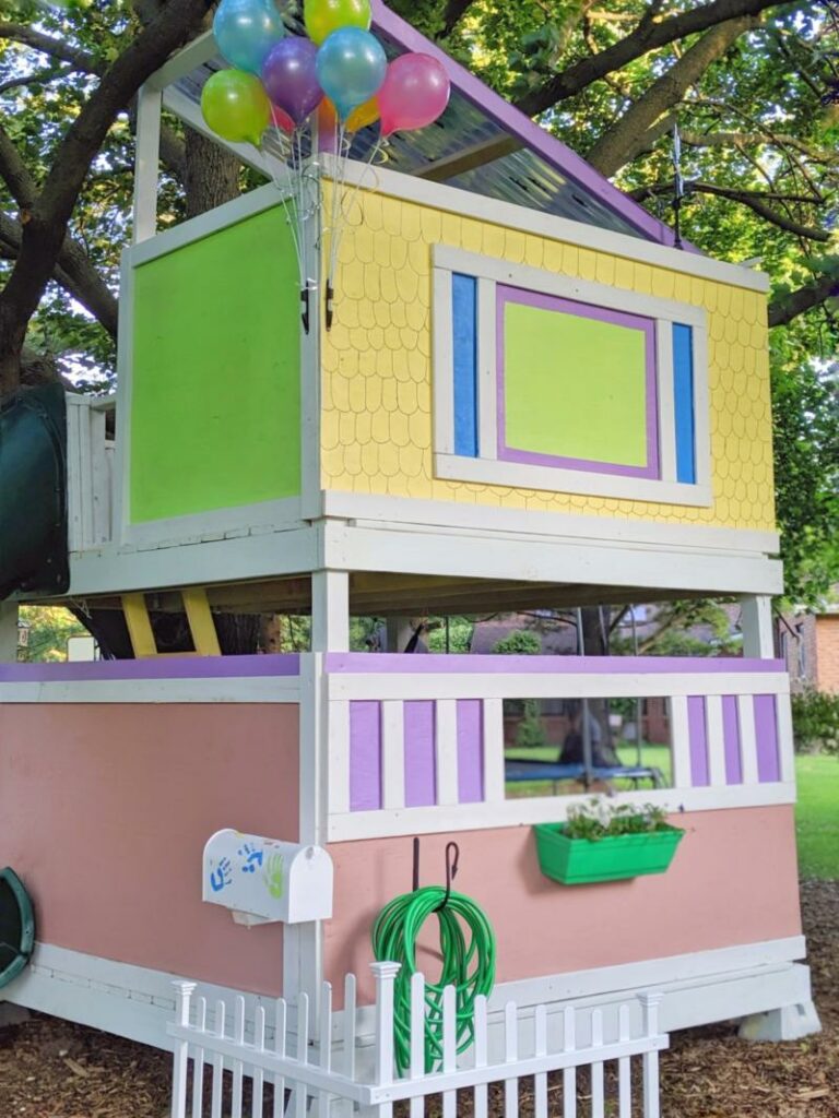 Up Themed Treehouse: Our New Outdoor Space for the Whole Family!