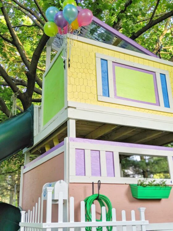 Up Themed Treehouse: Our New Outdoor Space for the Whole Family!