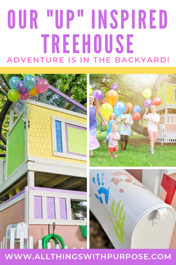 Up Themed Treehouse: Our New Outdoor Space for the Whole Family!