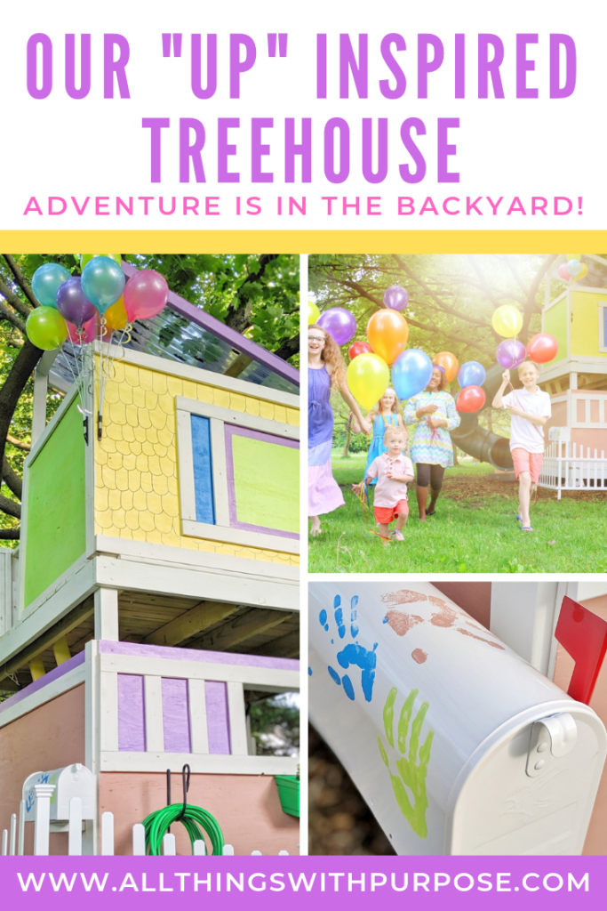 Up Themed Treehouse: Our New Outdoor Space for the Whole Family!