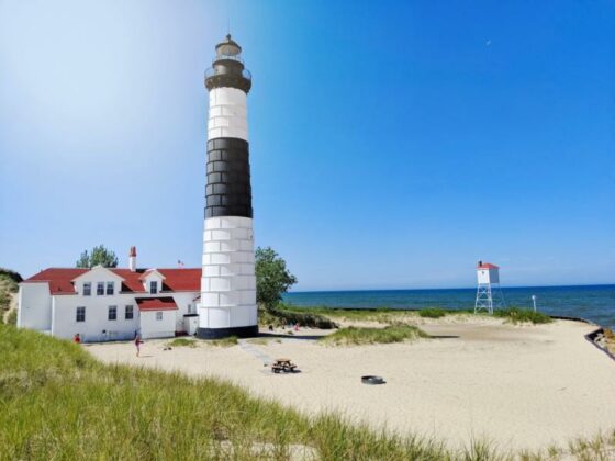 Big Sable Point Lighthouse in Ludington, Michigan