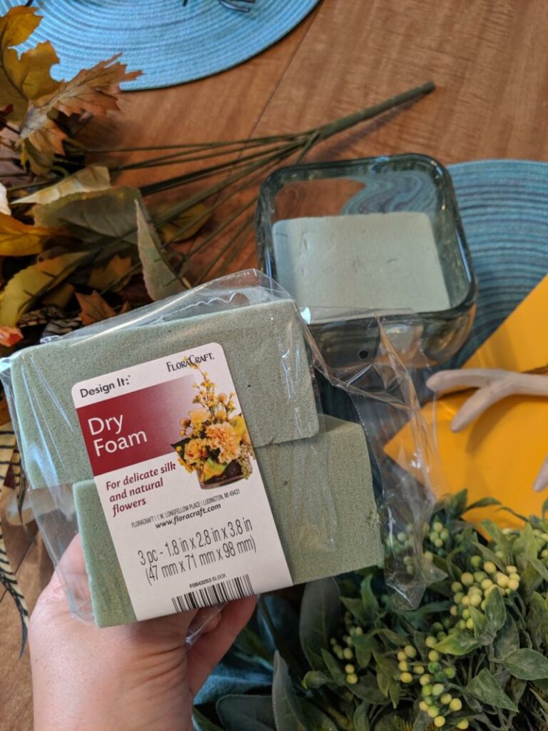 DIY Neutral Fall Floral Arrangement for Under $10 aaDIY