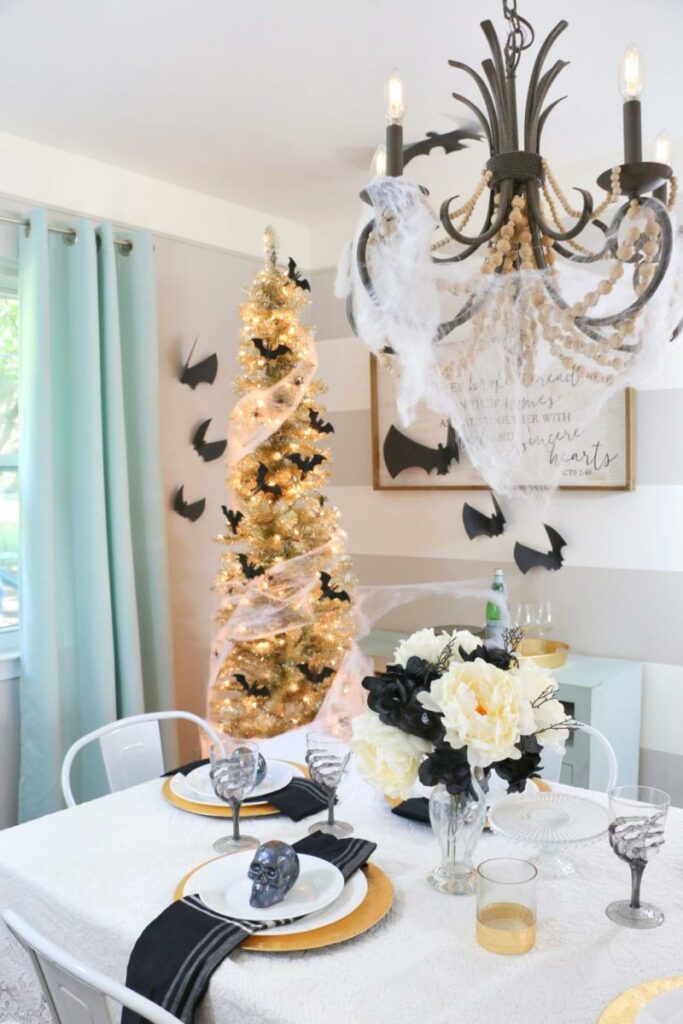 Spooky Dining Room Decor with Treetopia + a Giveaway!