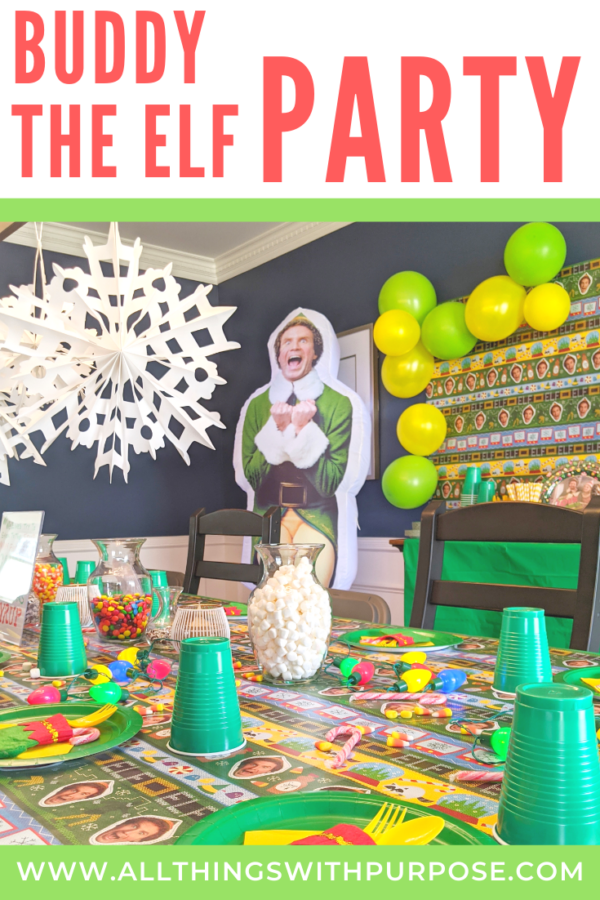 Buddy The Elf Themed Birthday Or Christmas Party