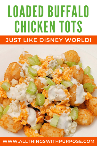 Loaded Buffalo Chicken Tots Recipe from the Magic Kingdom