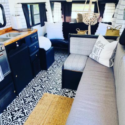 1984 Nomad Travel Trailer RV Glamorous Renovation