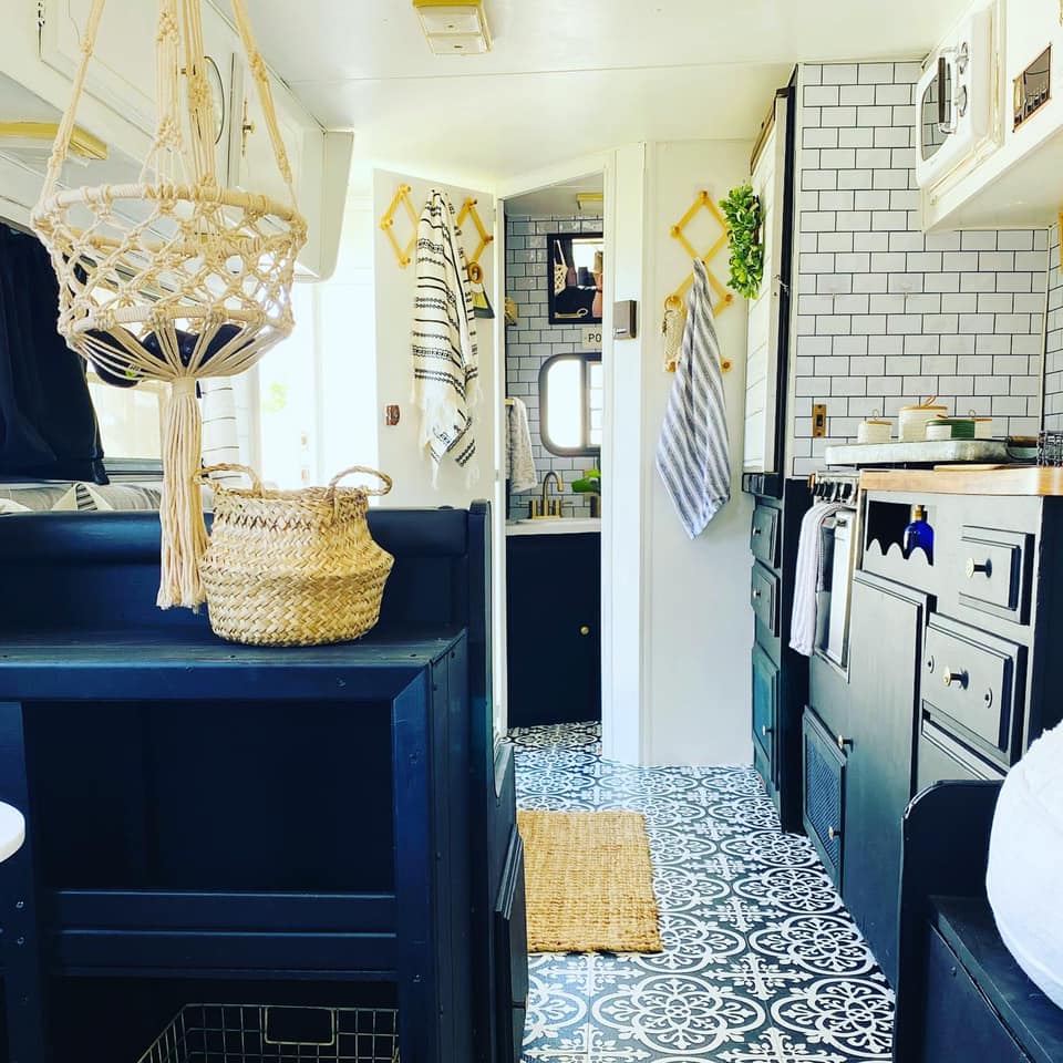 1984 Nomad Travel Trailer RV Glamorous Renovation