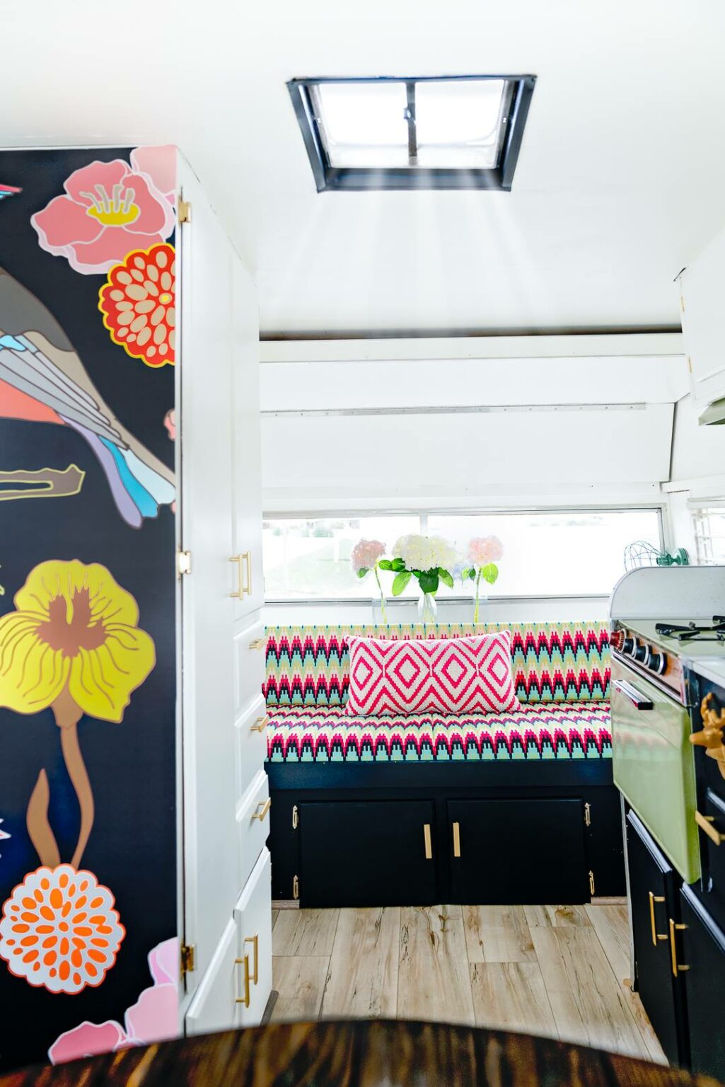 Vintage 1967 Kit Companion Travel Trailer Gets a Bold Makeover