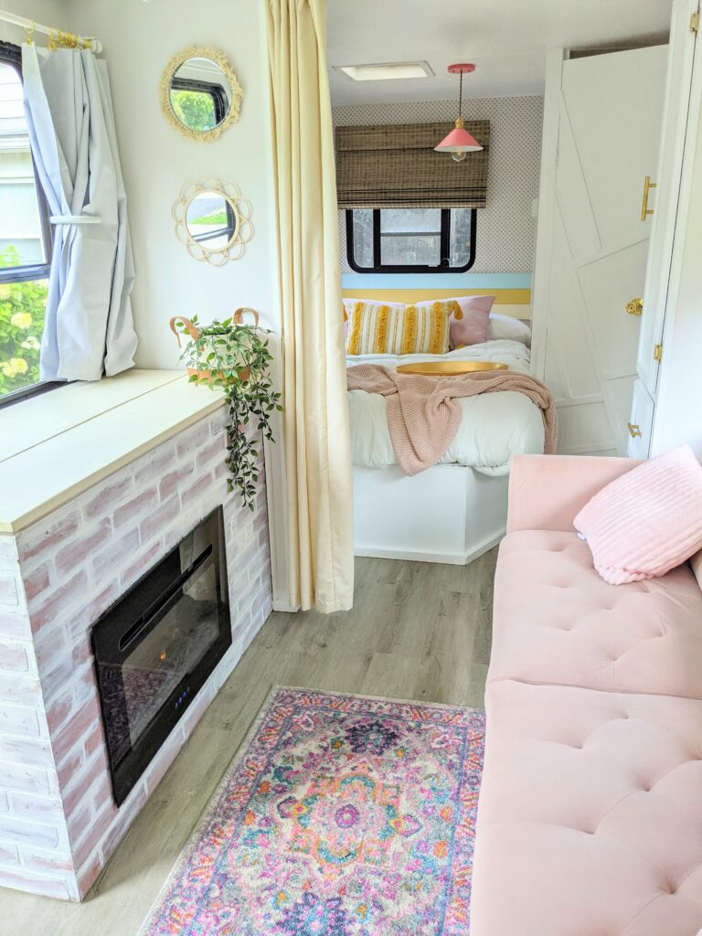 Outdated Coachmen Catalina RV Gets a Dreamy Renovation