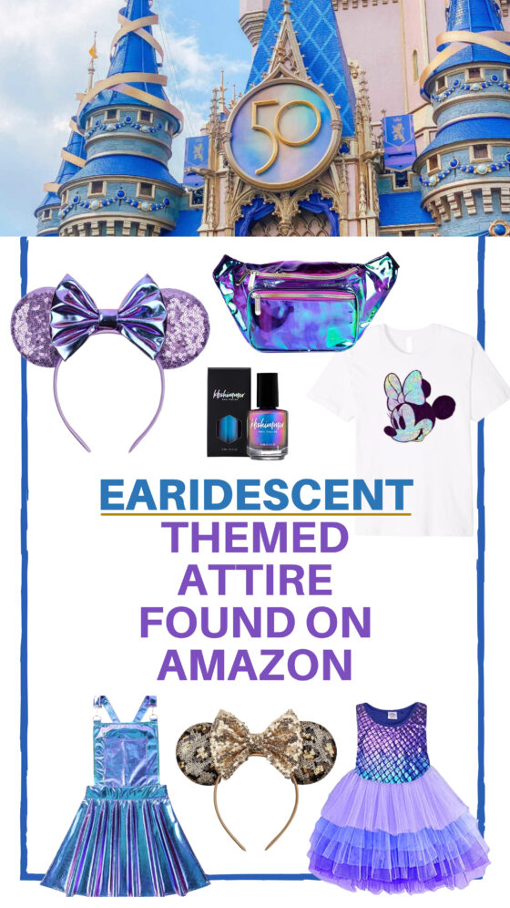 Walt Disney World 50th Anniversary Eearidescent Attire Found on Amazon